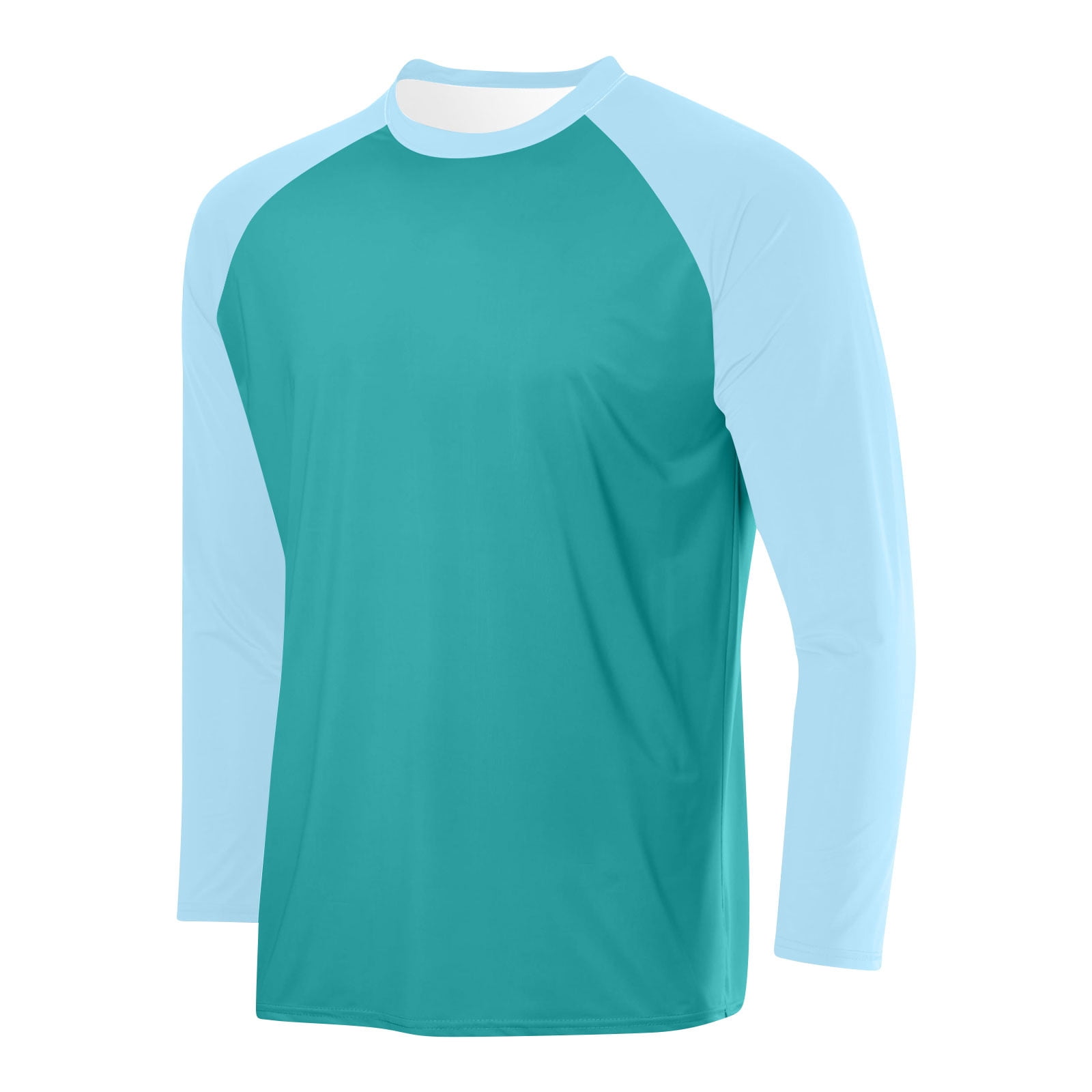 Ecqkame Men's Athletic Sweatshirts Breathable Color Block Sport Long ...
