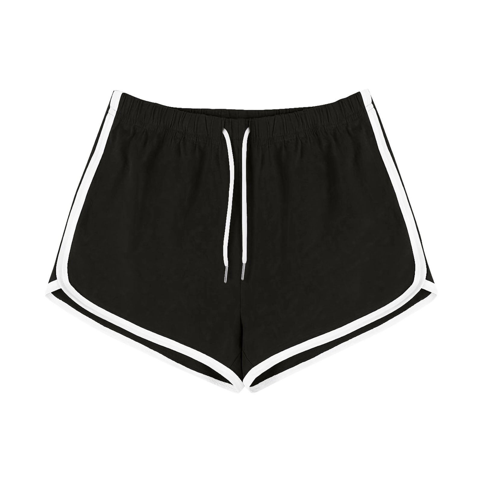 Ecqkame Women's Gym Yoga Shorts Summer Running Active Dance Shorts ...