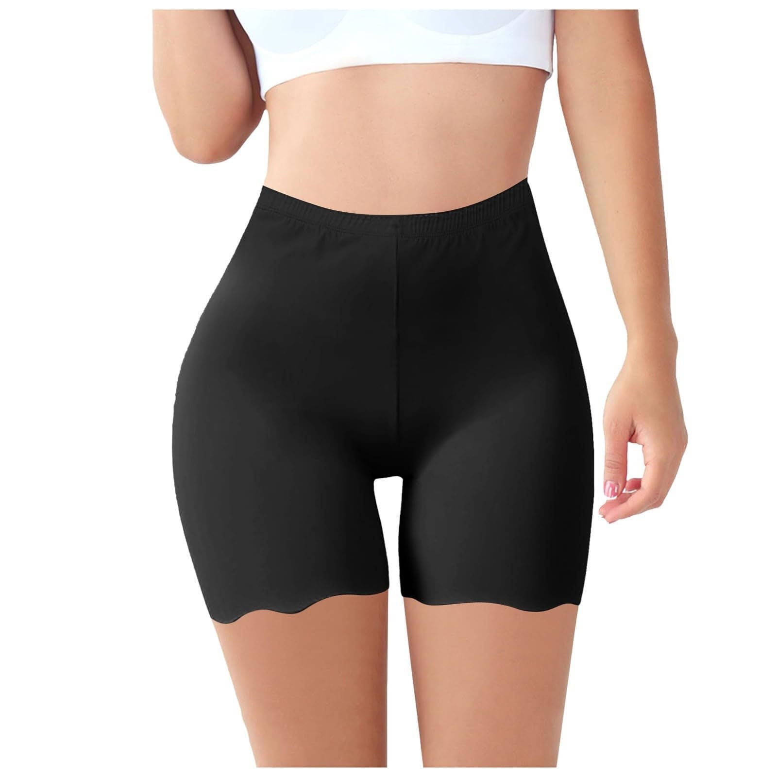 Ecqkame Women's Yoga Leggings Shorts Plus Size Tummy Control Shapewear ...