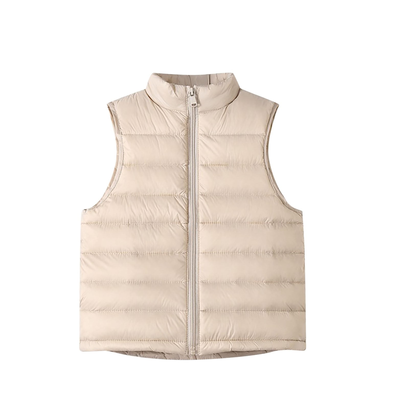 Ecqkame Boys Girls Puffer Vests Lightweight Sleeveless Stand Collar ...