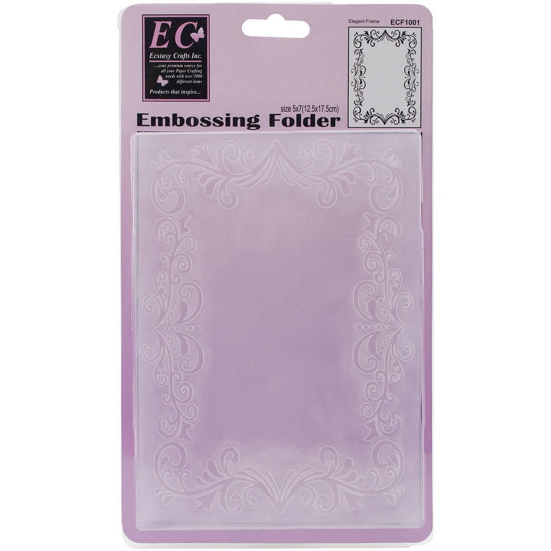 Ecstasy Crafts Embossing Folder, 5" x 7" - Walmart.com