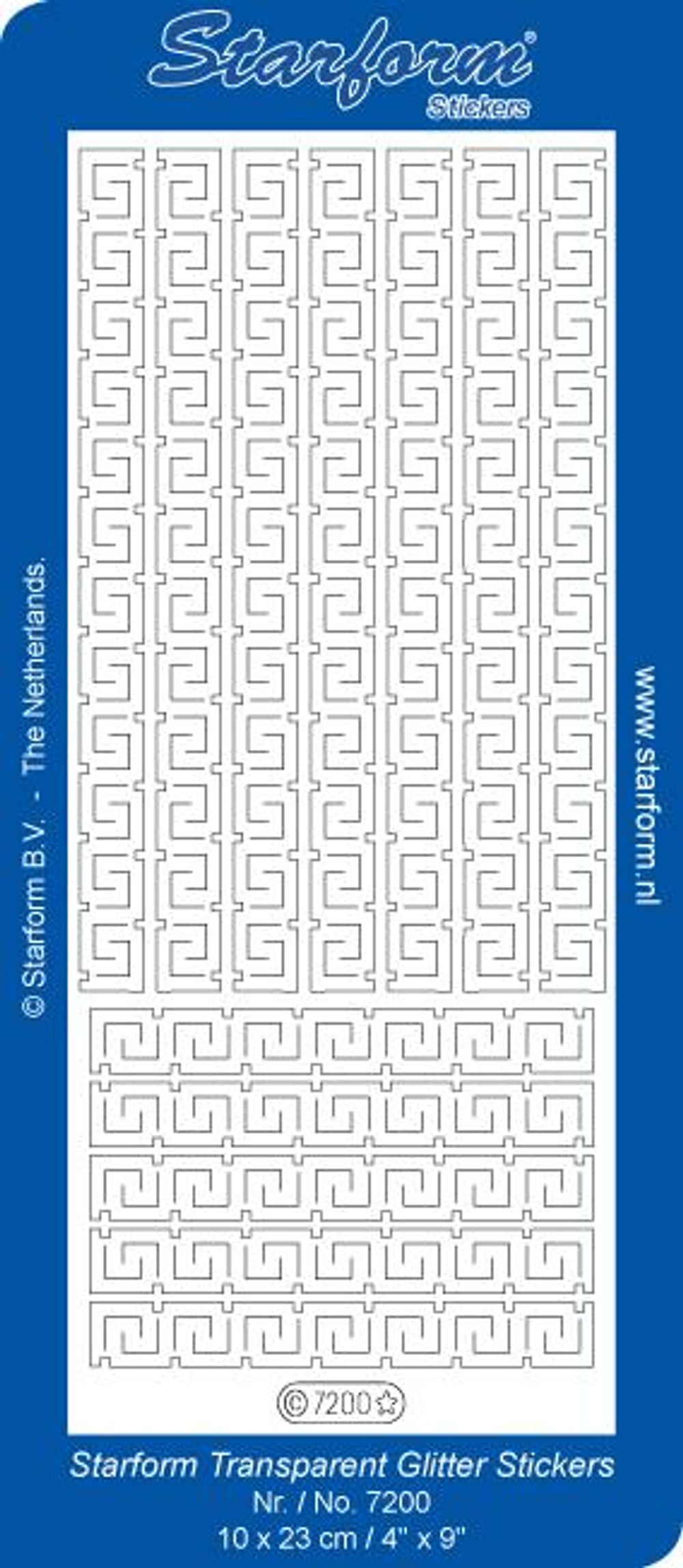 Ecstasy Crafts Glitter Sticker - Deco Stickers - Glitter Silver ...