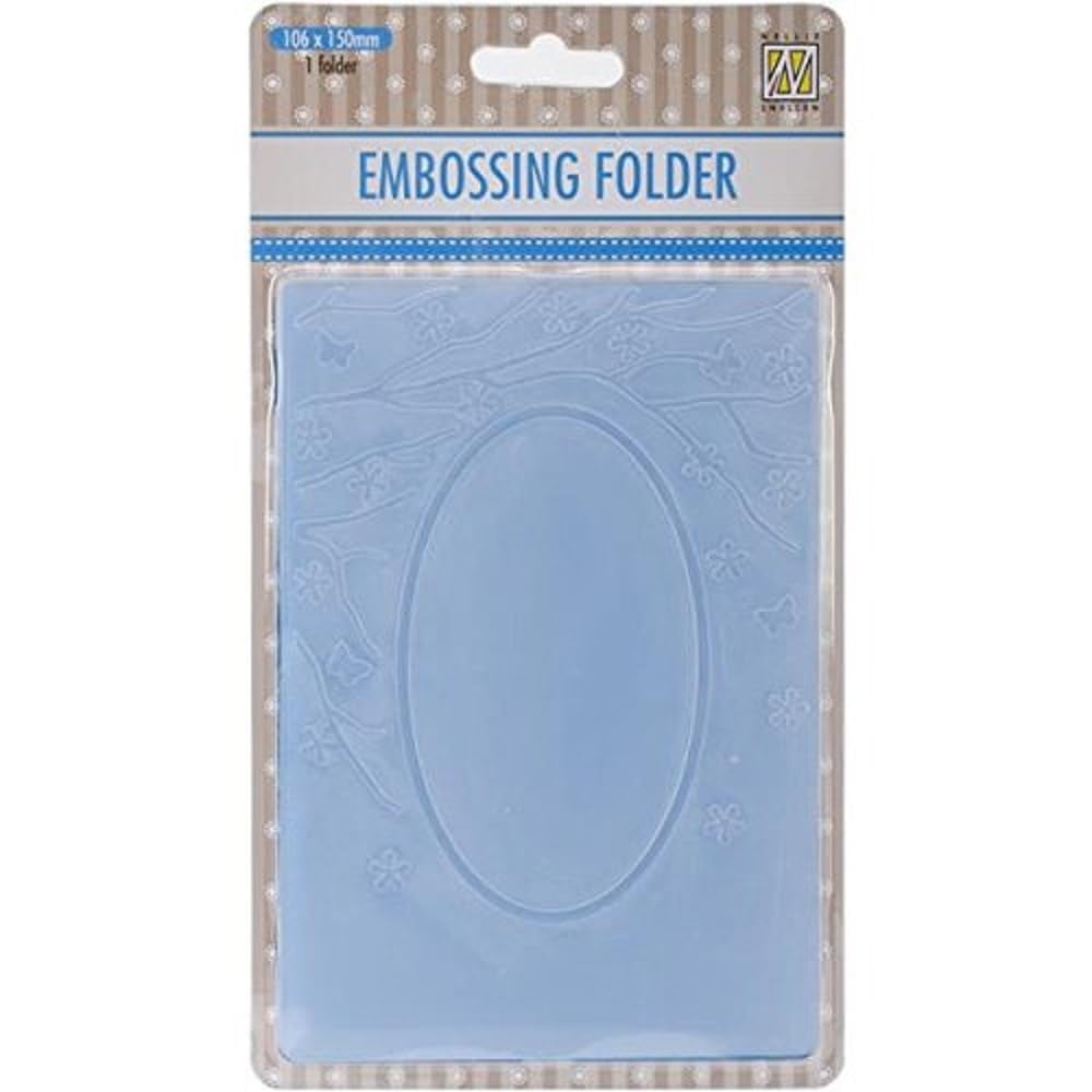 Ecstasy Crafts Nellie's Choice EC36 Spring in The Air Embossing Folder ...