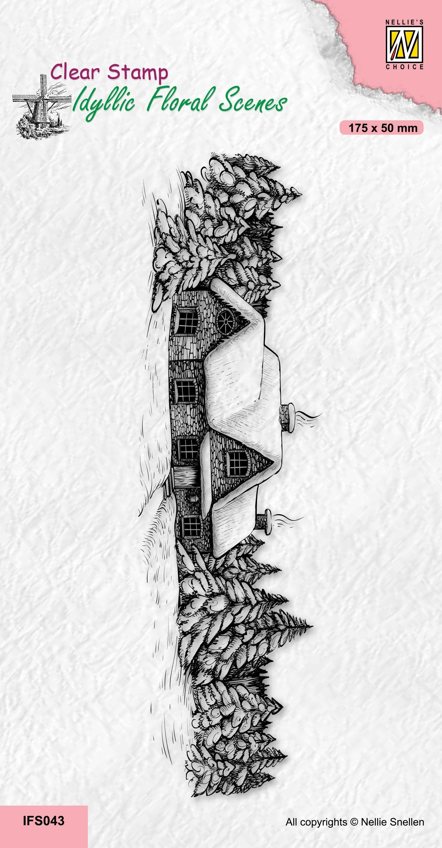 Ecstasy Crafts Slim Line Idyllic Stamp Set - Walmart.com