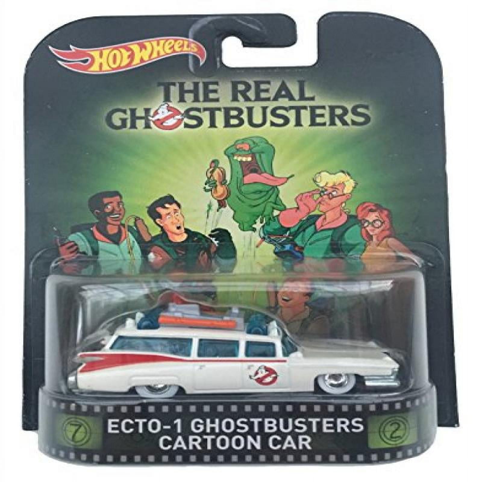 Ecto-1 Ghostbusters Cartoon Car "The Real Ghostbusters" Hot Wheels 2015 ...