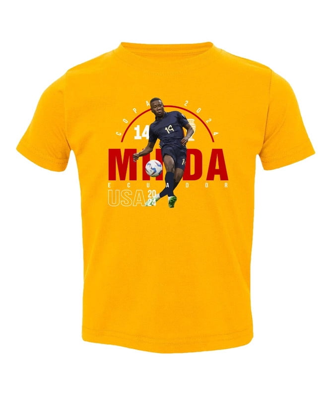 Ecuador America 2024 Tribute Minda Inspired For Fans Toddler T-Shirt ...