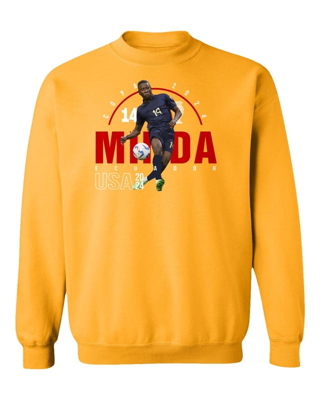 Ecuador America 2024 Tribute Minda Inspired For Fans Unisex Crewneck ...
