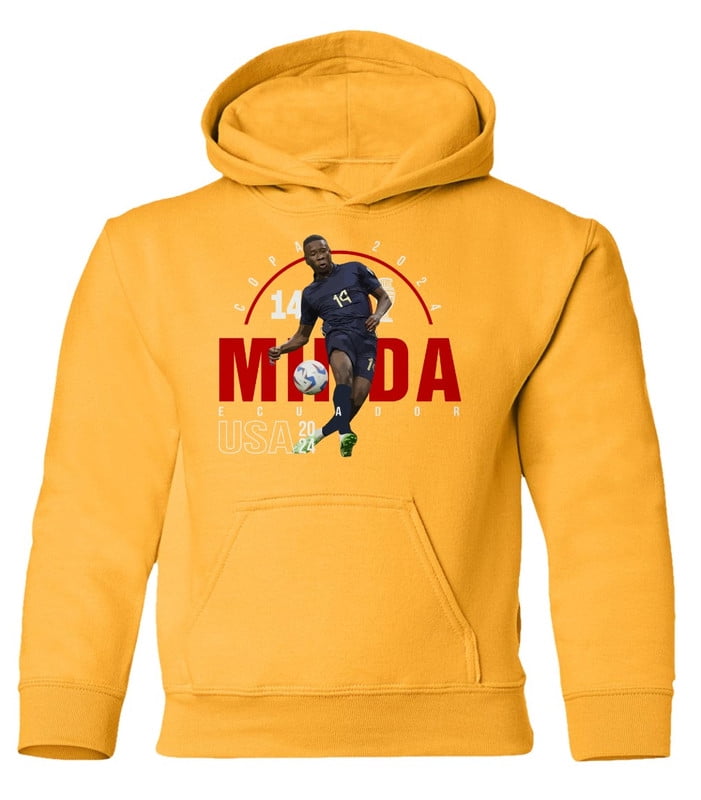 Ecuador America 2024 Tribute Minda Inspired For Fans Youth Hooded ...