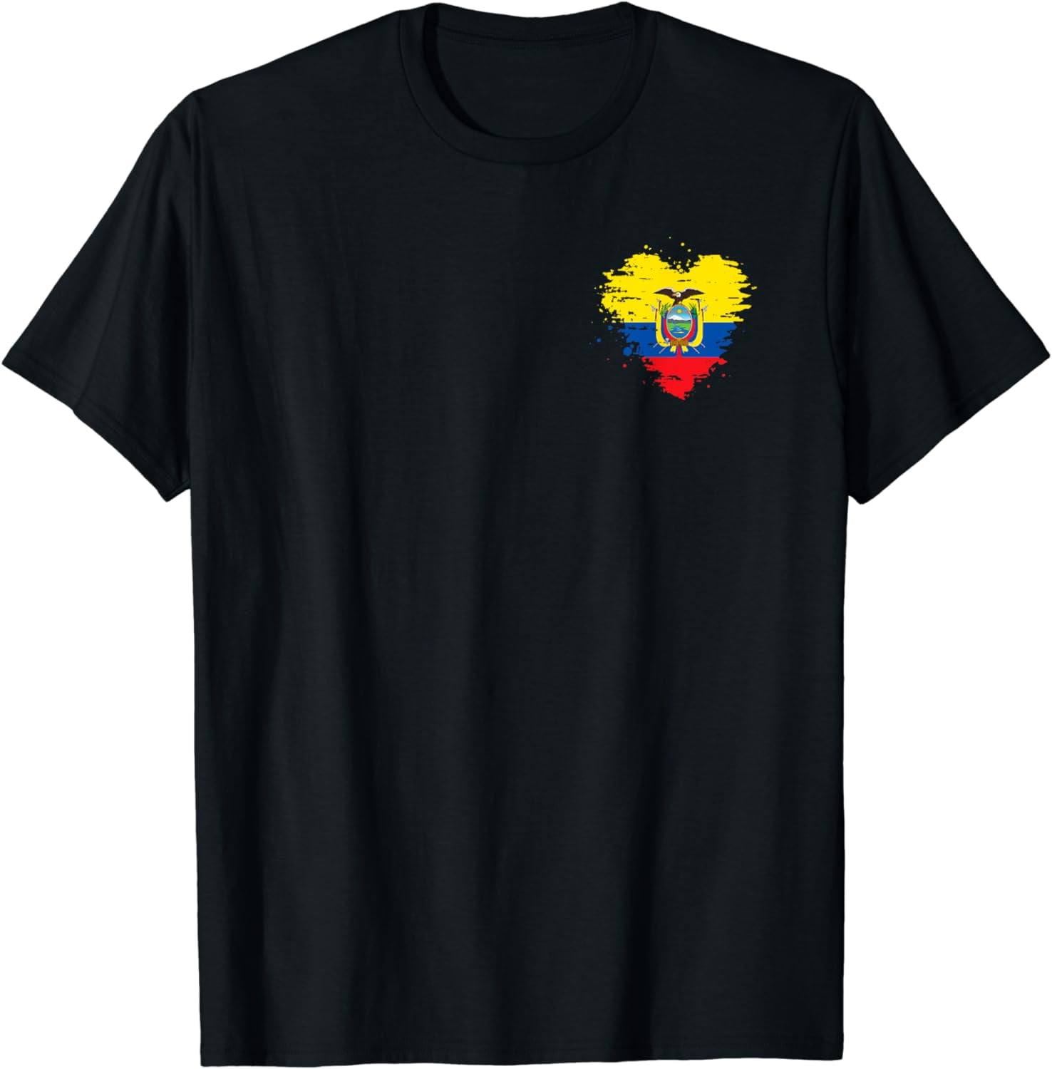 Ecuador Flag Ecuadorian Family Roots Heart I love Ecuador T-Shirt ...