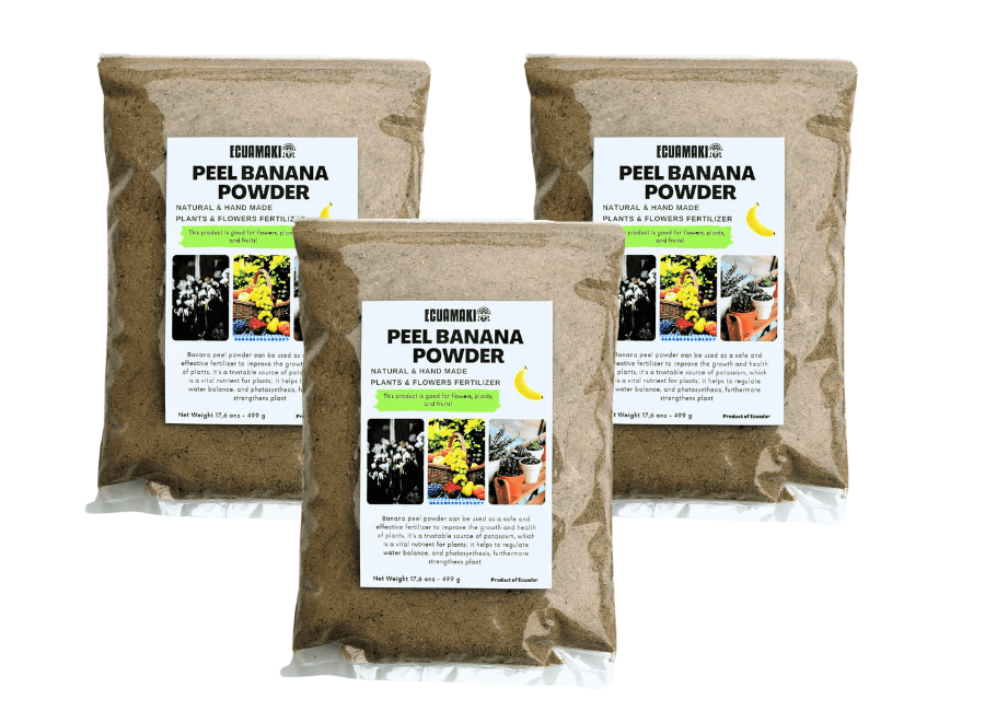 Ecuamaki Banana Peel Podwer Natural Fertilizer, 3 Pack - Walmart.com