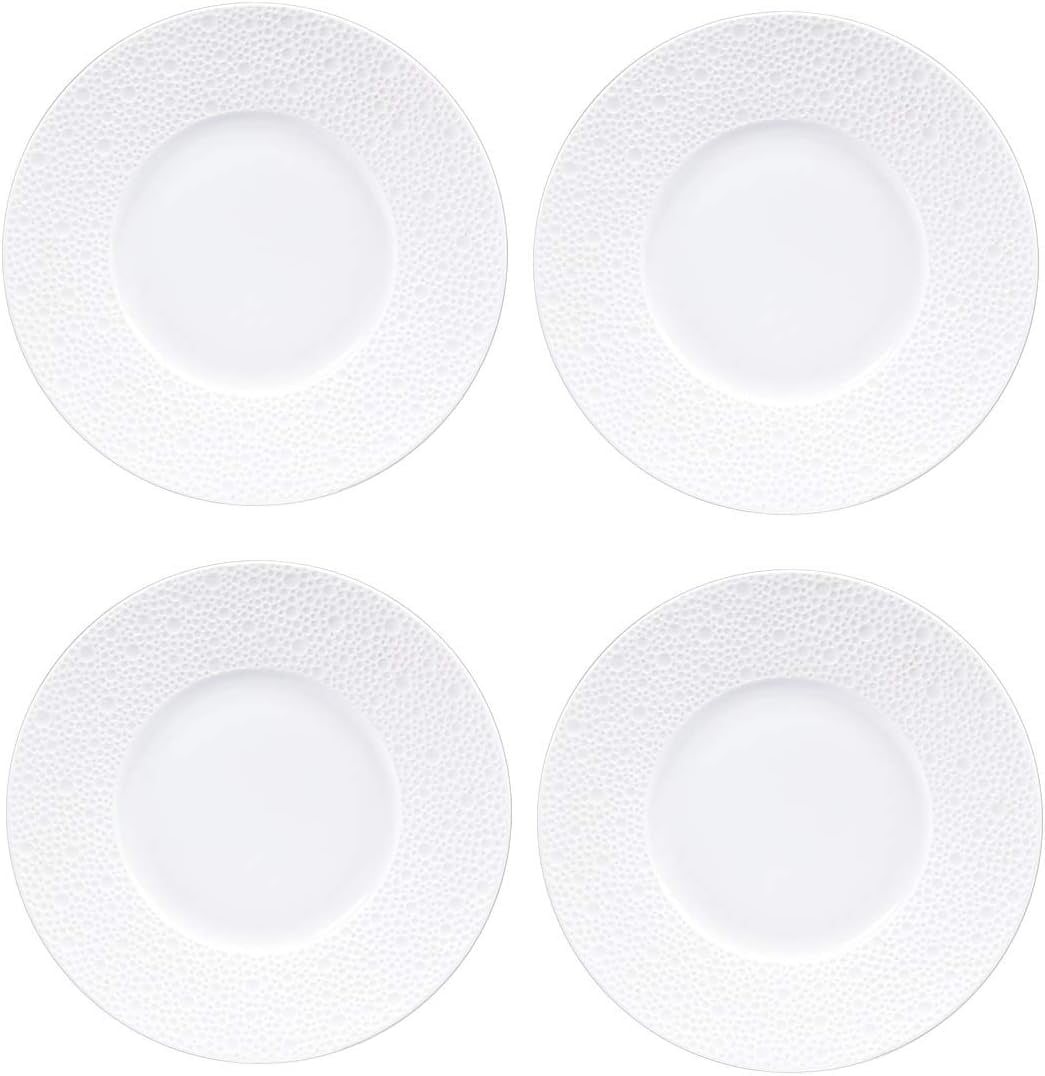 Ecume White Set of 4 Bread and Butter Plates #0733-20251 - Walmart.com