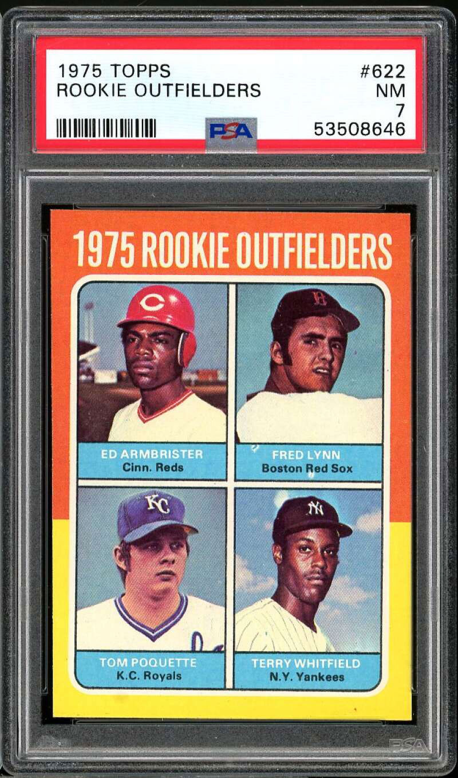 Ed Armbrister/Poquette/Terry Whitfield/ Fred Lynn Rookie 1975 Topps ...
