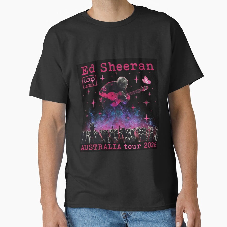 Ed Australia Loop Tour Australia Concert Music T-Shirt - Walmart.com