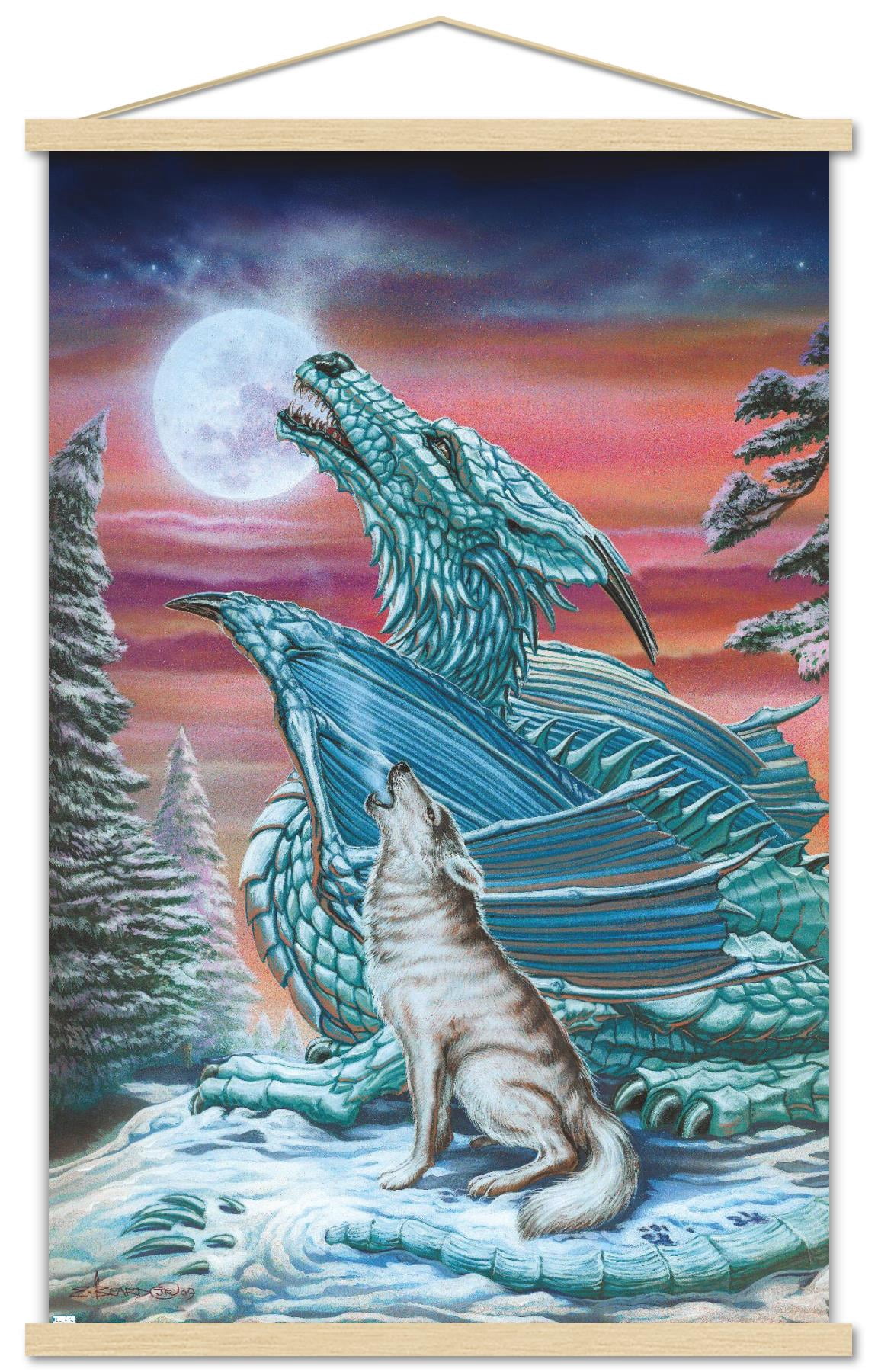 Ed Beard Jr - Moonsong Wall Poster with Wooden Magnetic Frame, 22.375 ...