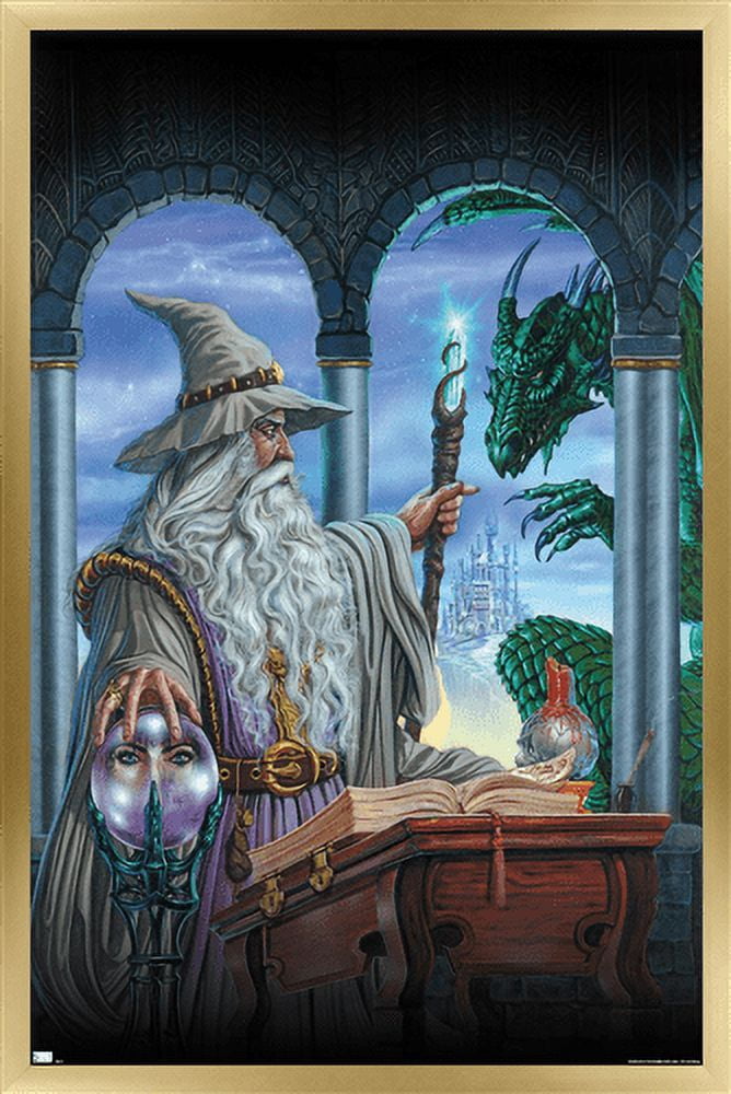 Ed Beard Jr - Wizards Emissary Wall Poster, 14.725" x 22.375", Framed ...