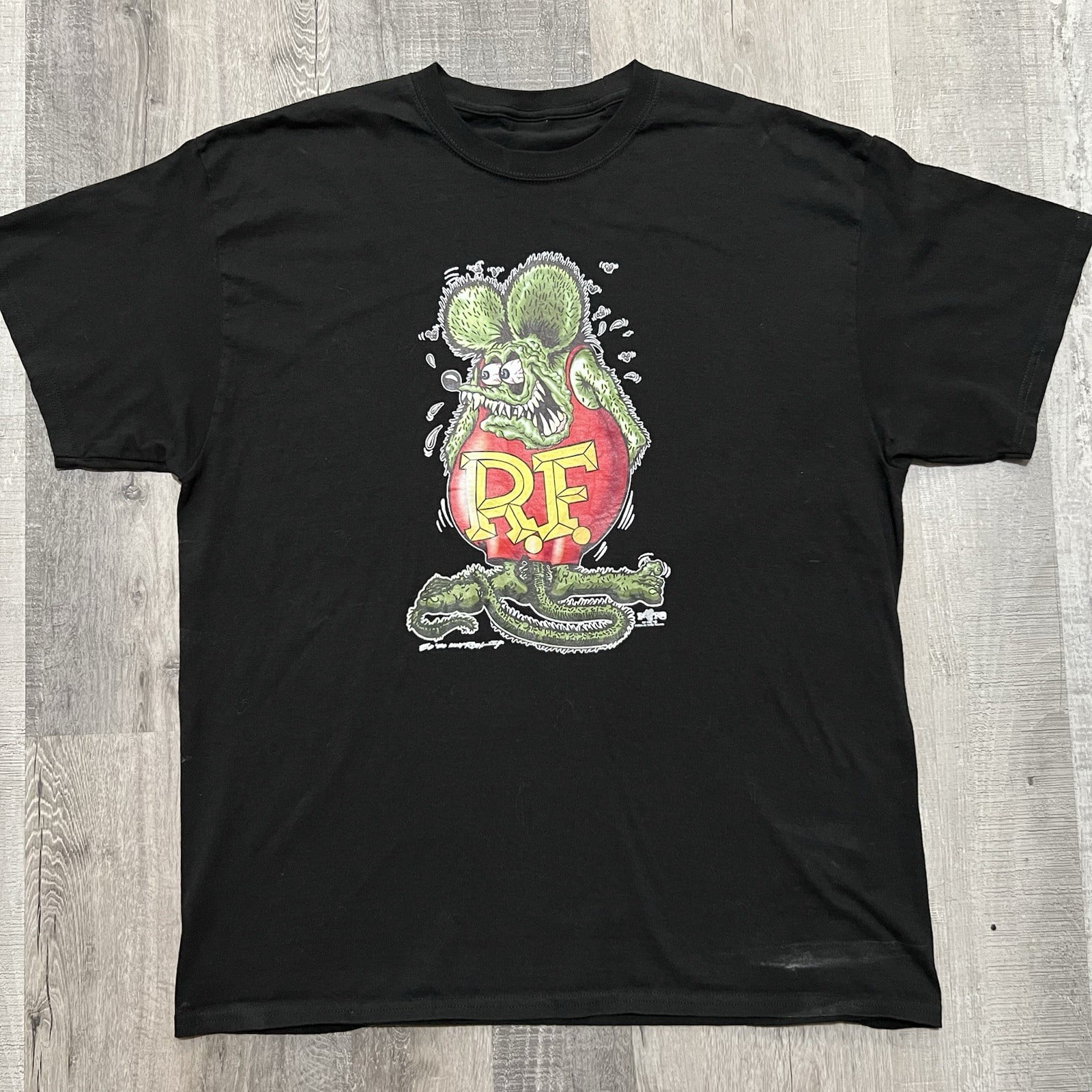 Ed Big Daddy Roth Rat Fink Black Hot Rod Mens T Shirt Iron On Racing ...