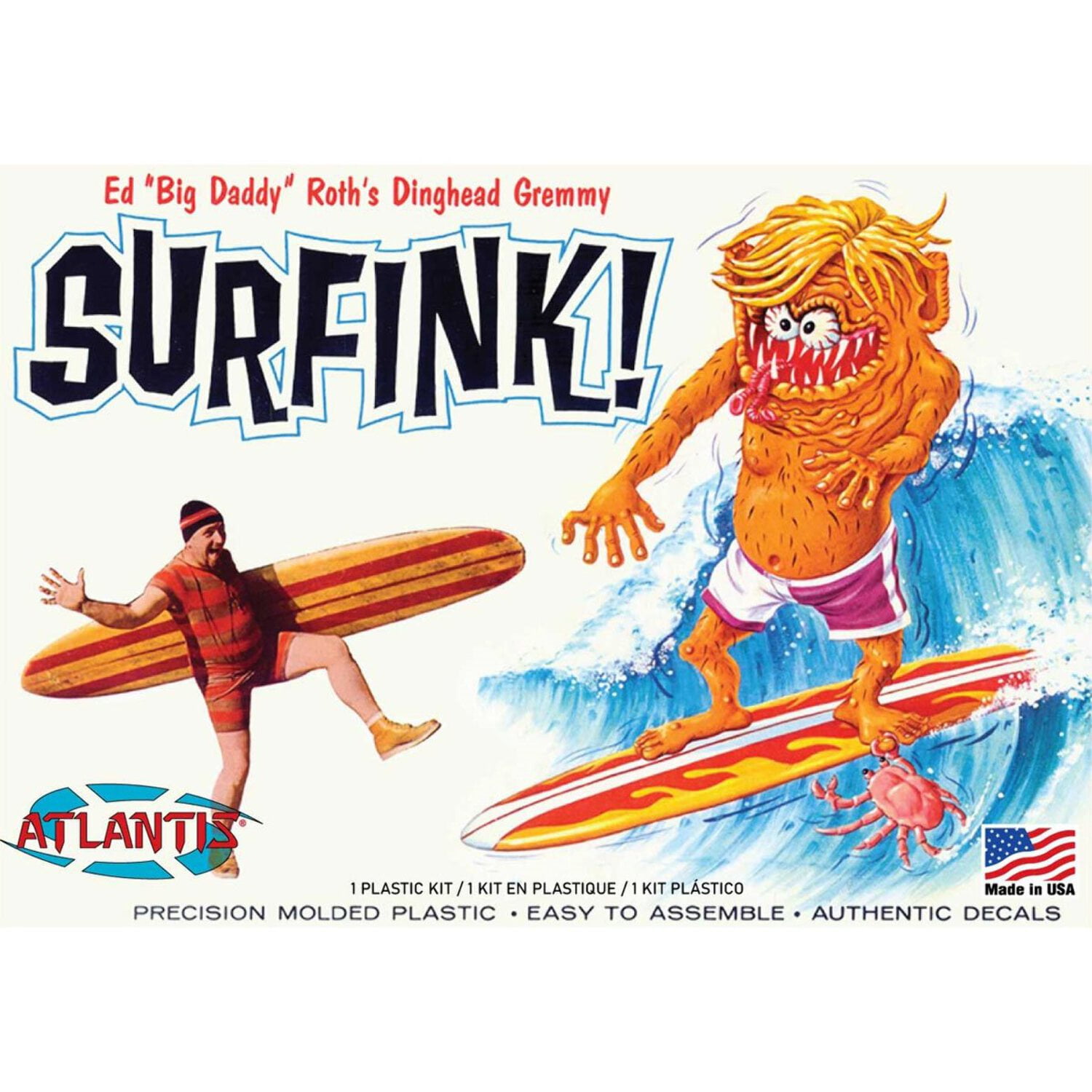 Ed Big Daddy Roth's Dinghead Gremmy Surfink! Model Kit - Walmart.com