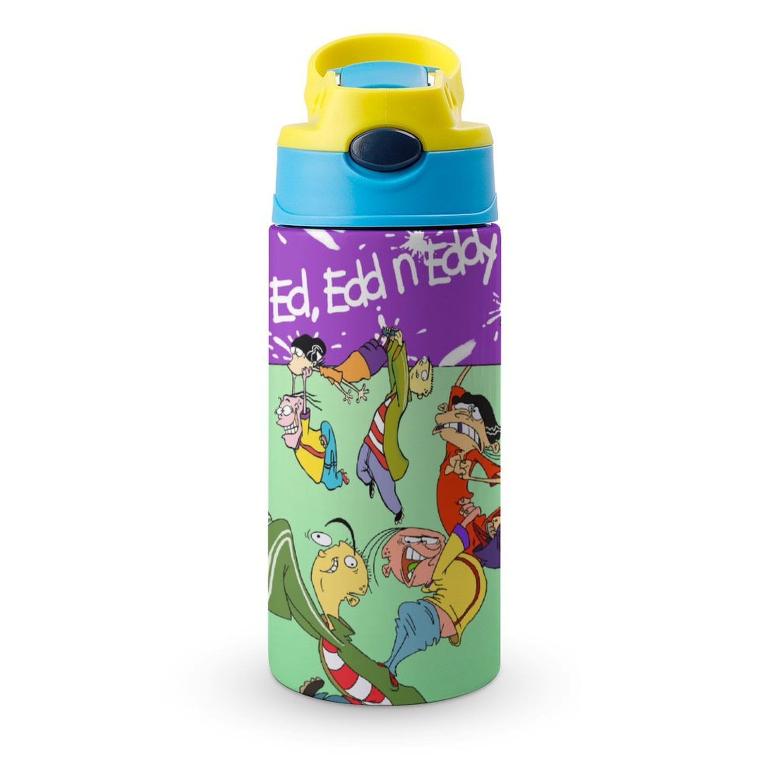 Ed, Edd N Eddy Water Bottle with Straw Vacuum Insulated Stainless Steel ...