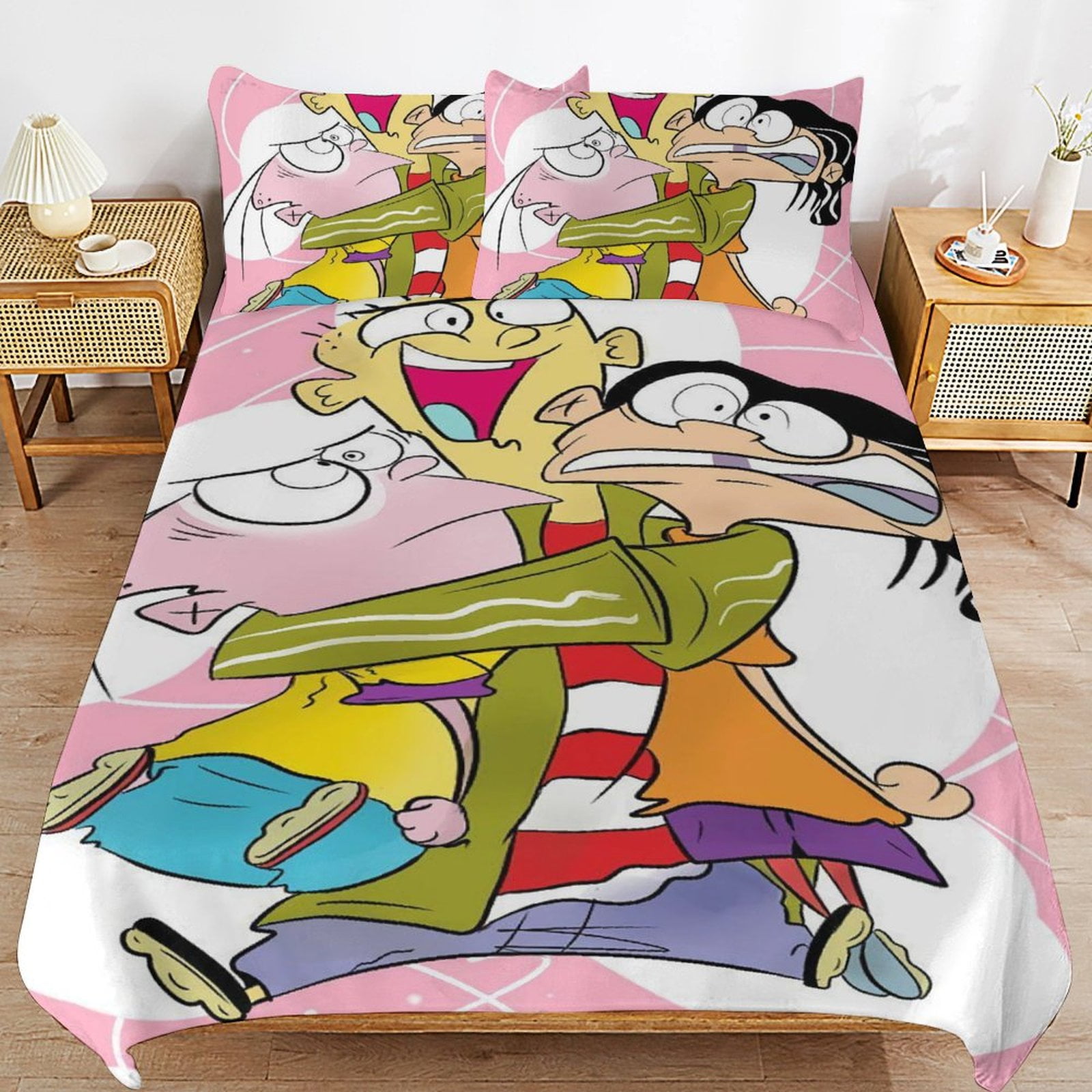 Ed Edd N Eddy Duvet Cover Set 3 Pieces, Ultra Soft Comfortable Graphics ...