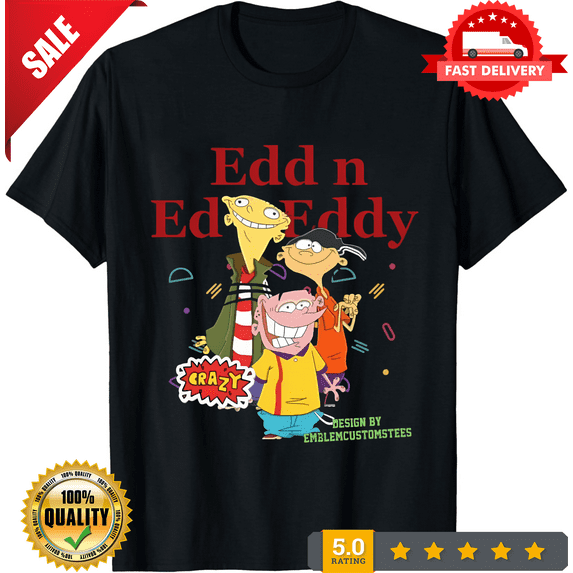 Ed Edd N Eddy Graphic t-shirt, Cartoon t-shirt, Ed Edd N Eddy T-Shirt ...