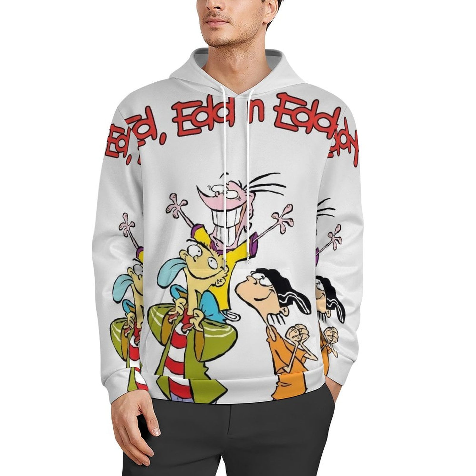 Ed Edd N Eddy Hoodie for Men Women, Novelty Print Long Sleeve Hooded ...