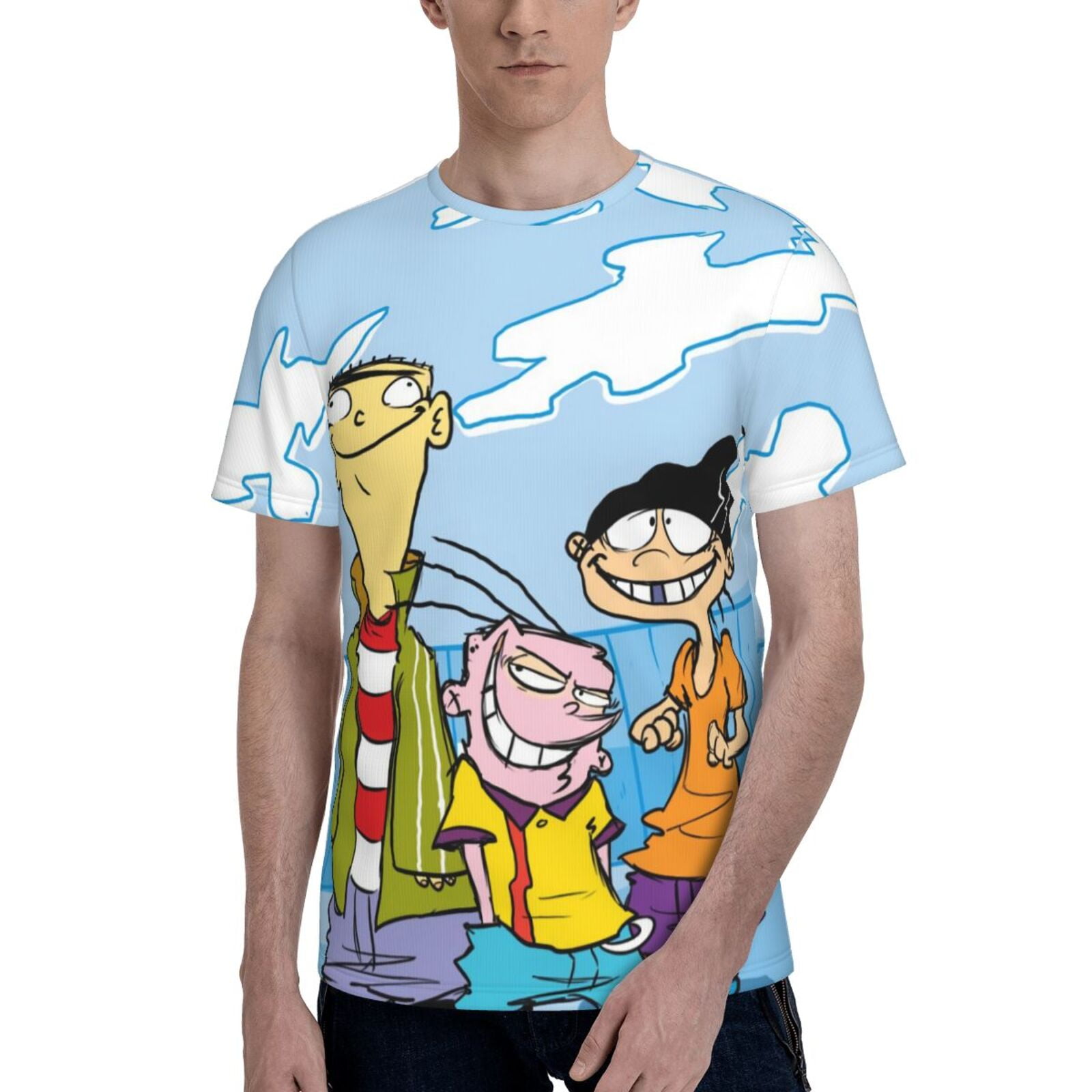 Ed Edd N Eddy Men's T Shirt 3D Graphic Hip Hop Unisex Tees Tops Casual ...
