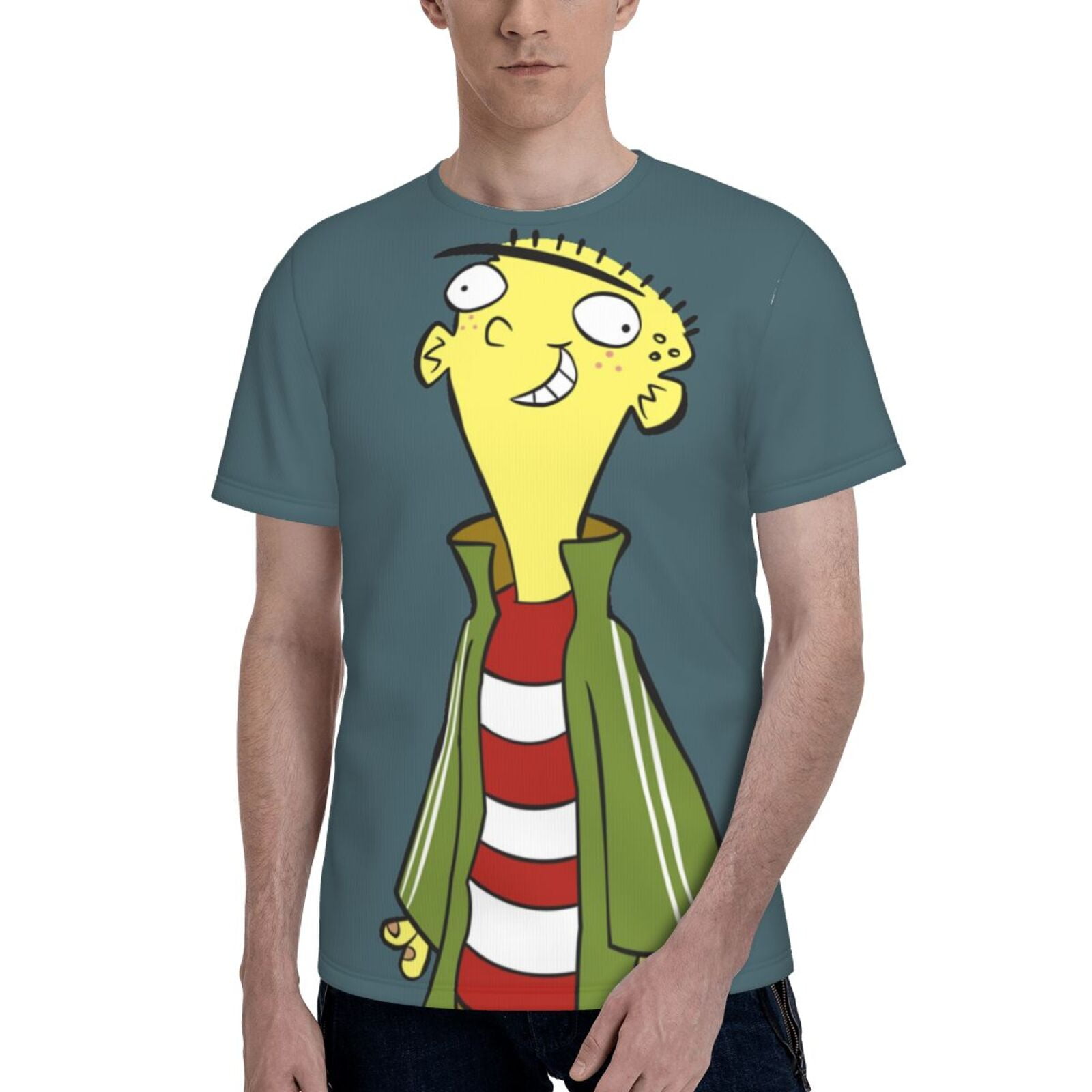 Ed Edd N Eddy Men's T Shirt 3D Graphic Hip Hop Unisex Tees Tops Casual ...