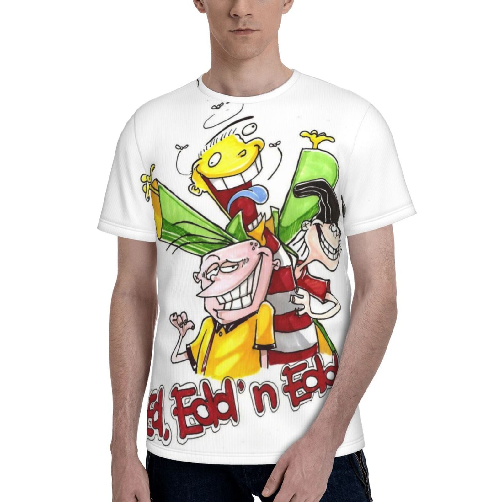 Ed Edd N Eddy Men's T Shirt 3D Graphic Hip Hop Unisex Tees Tops Casual ...