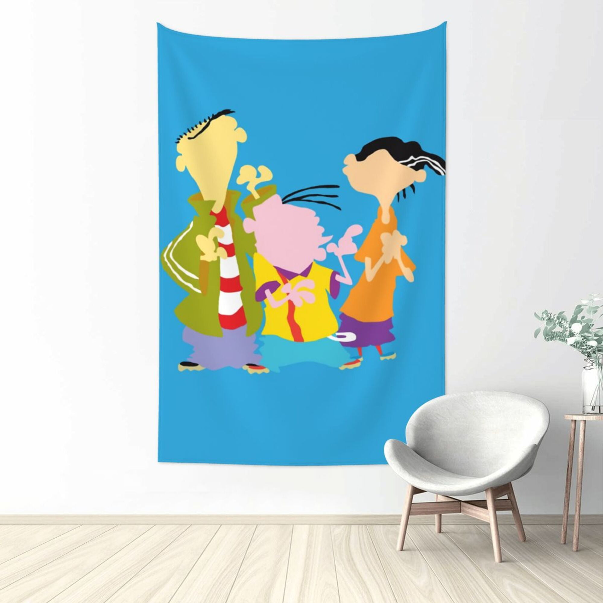 Ed Edd N Eddy Tapestry, Large Wall Hanging Art Tapestries for Living ...