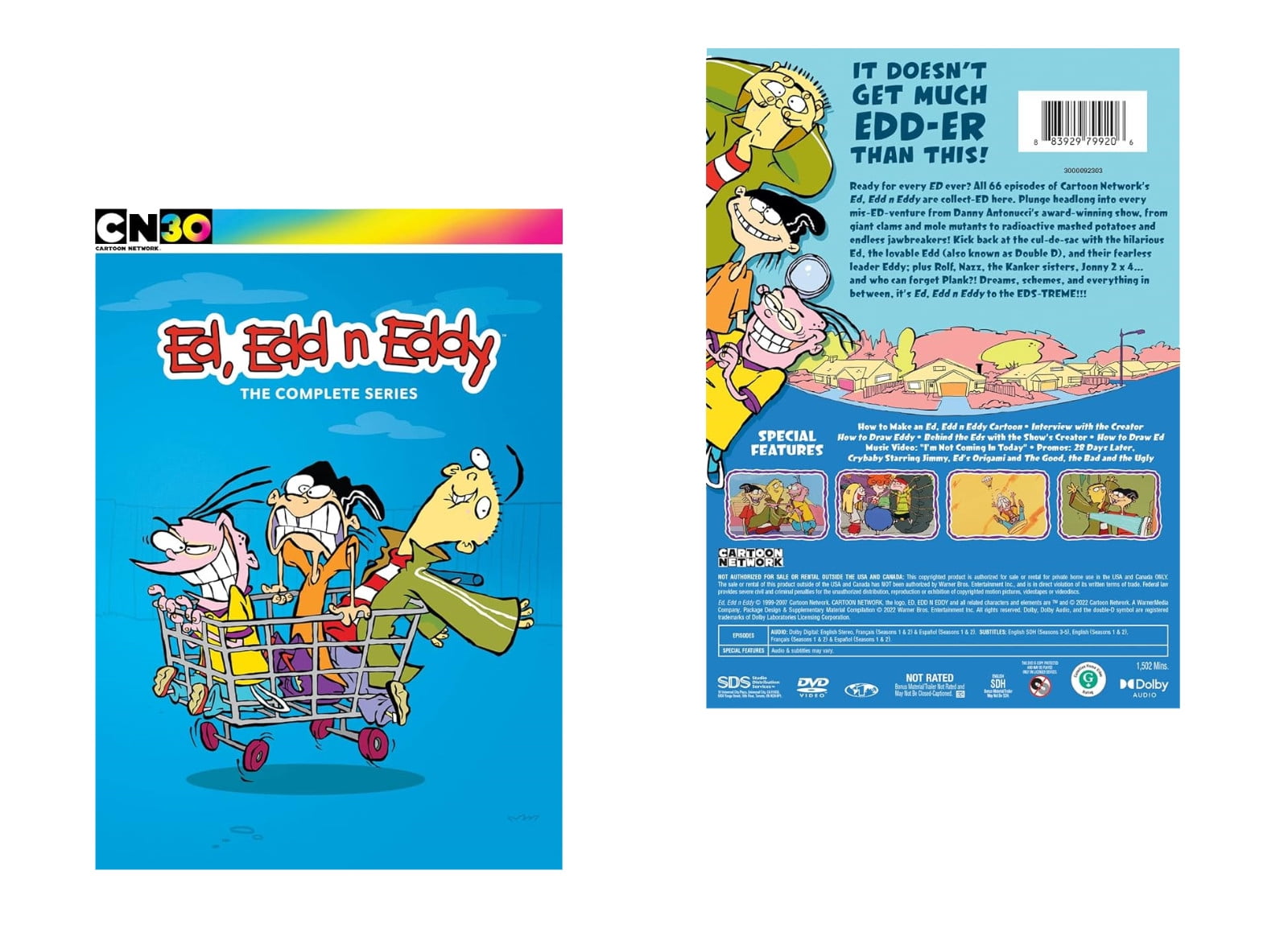 Ed, Edd N Eddy: the Complete Series (DVD) BOX-SET - Walmart.com