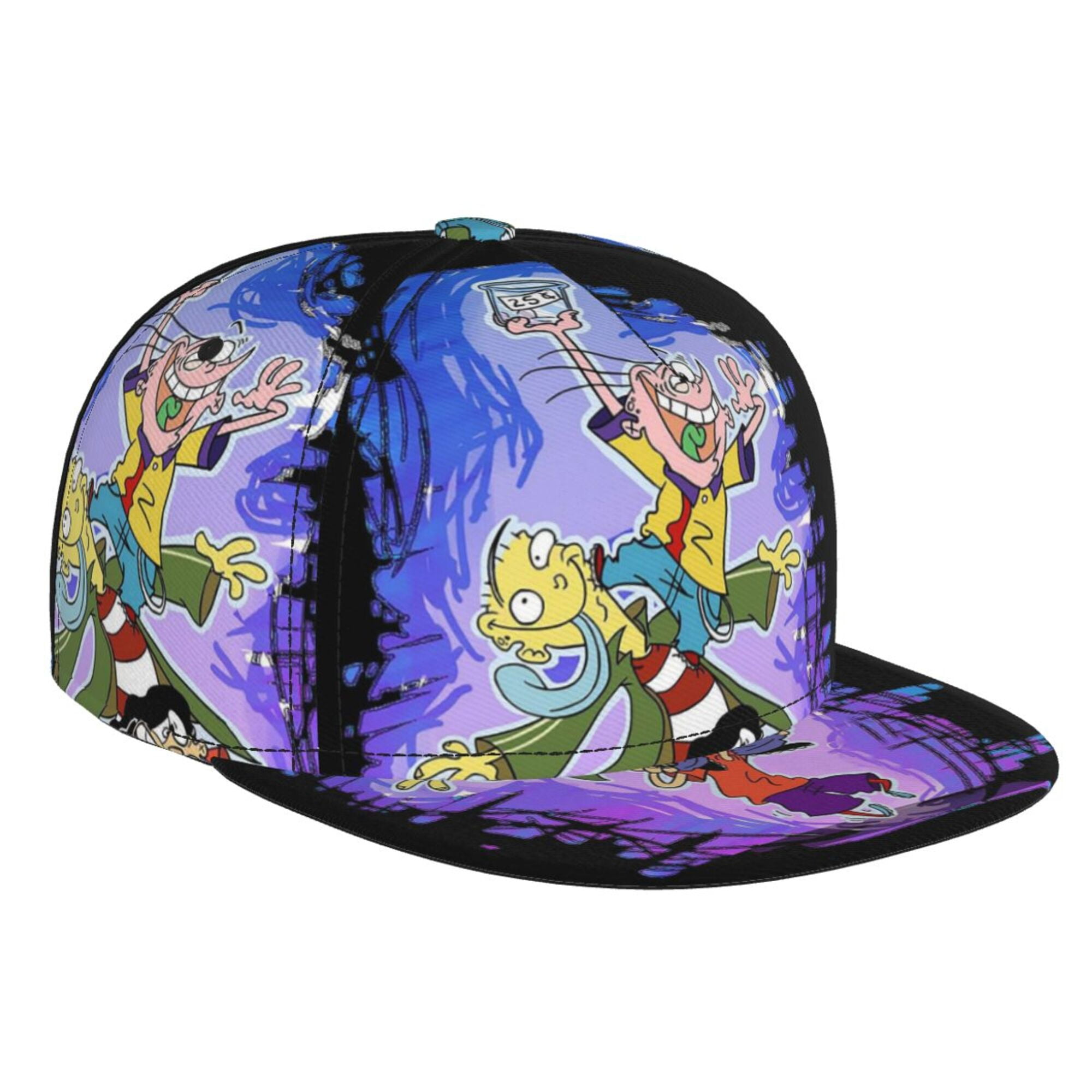 Ed, Edd n Eddy Brim Bill Baseball Cap Adjustable Snapback Hat Hip Hop ...