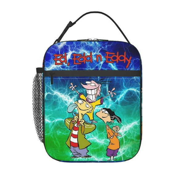 Ed Edd n Eddy Cartoon Lunch Bag Tote Shoulder Bags Insulated Lunch Box ...