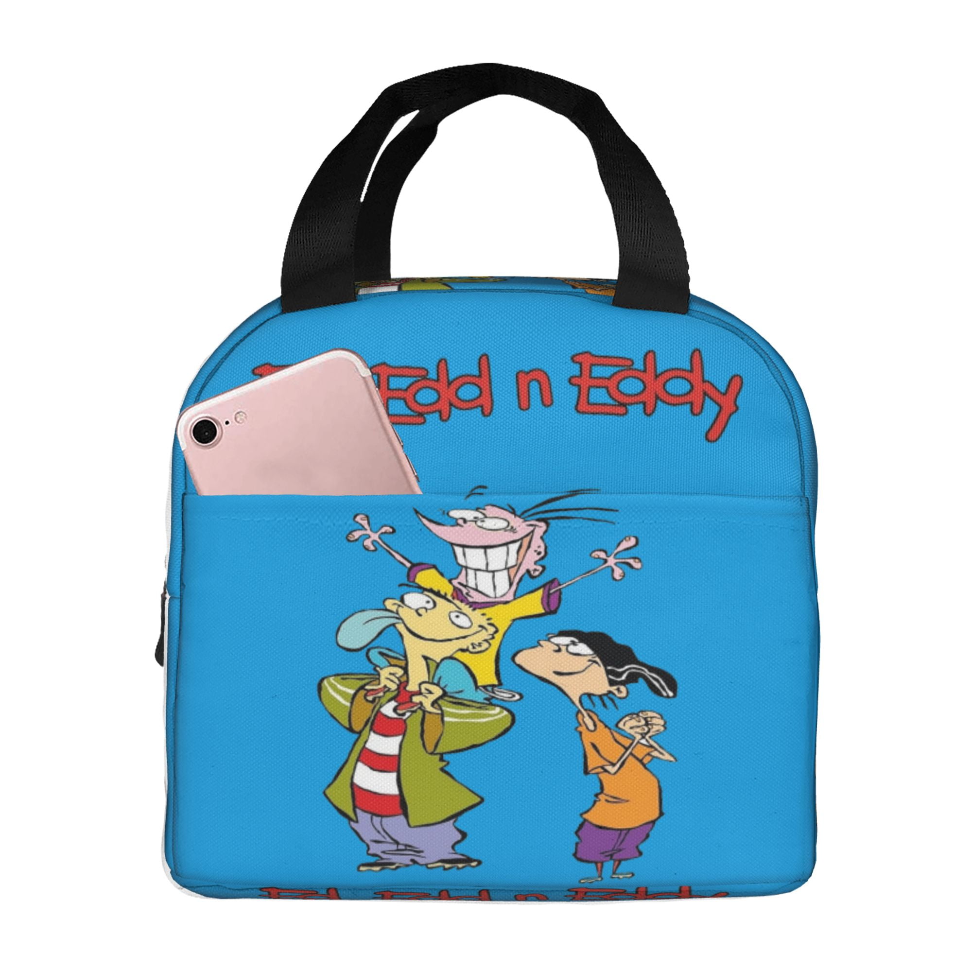 Ed Edd n Eddy Cartoon Lunch Bag Tote Shoulder Bags Insulated Lunch Box ...