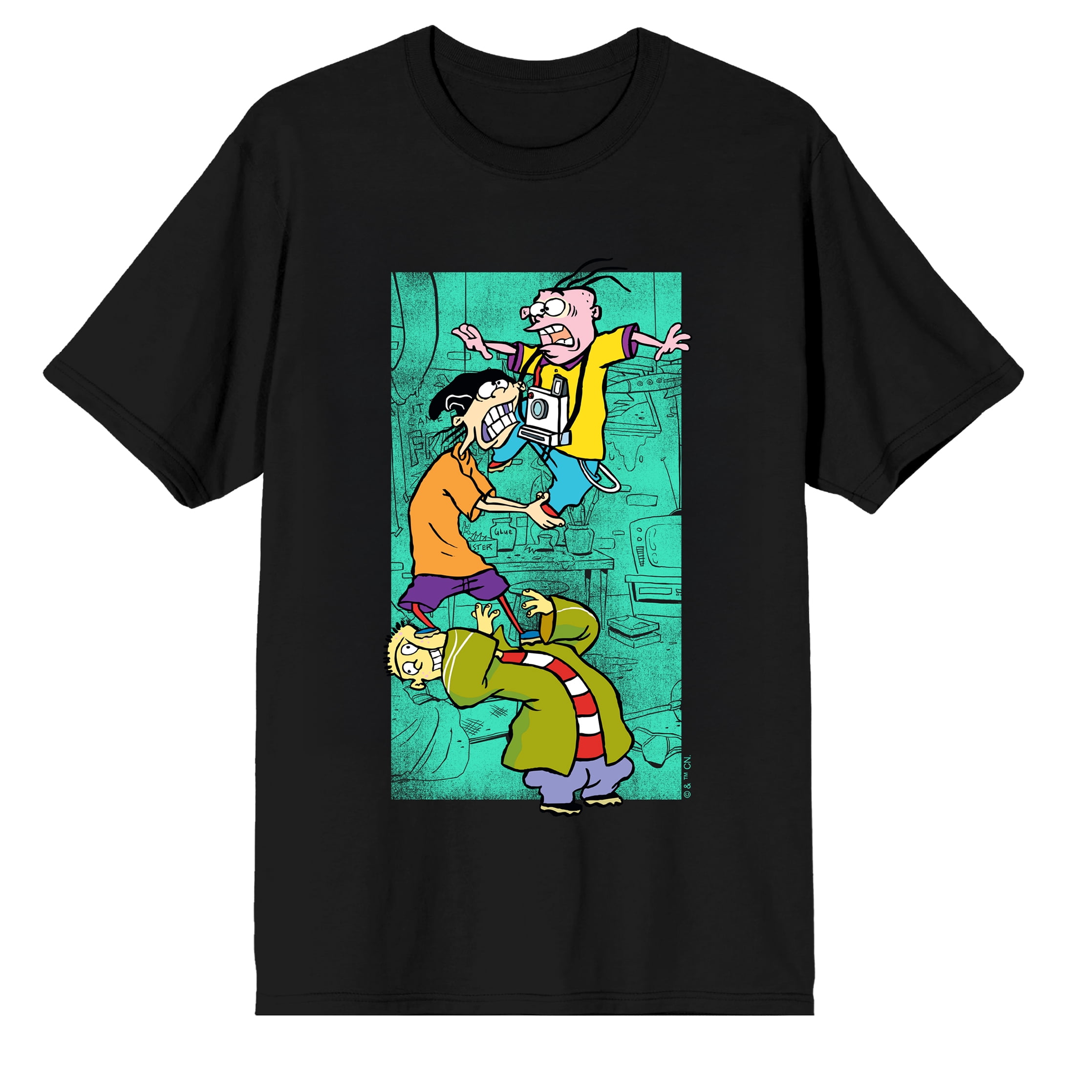 Ed, Edd n Eddy Character Stack Men's Graphic Tee DTG Full-Color Front ...