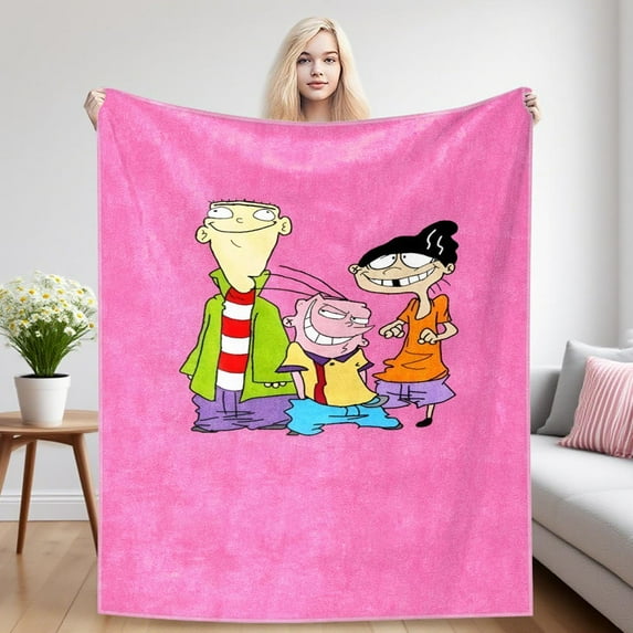 Ed Edd n Eddy Gifts Blanket Throw Fan for Girls Boys Kids Fan Birthday ...