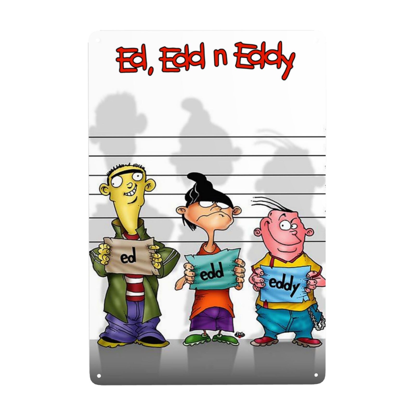Ed, Edd n Eddy Poster Vintage Tin Sign for Bar Office Home Iron ...