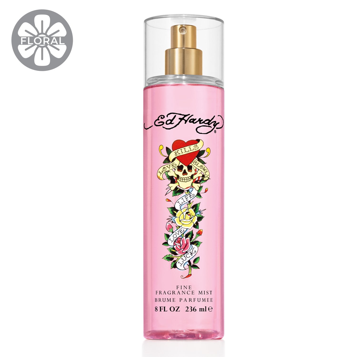 Ed Hardy Fine Fragrance Body Mist for Women, 8.0 fl oz - Walmart ...