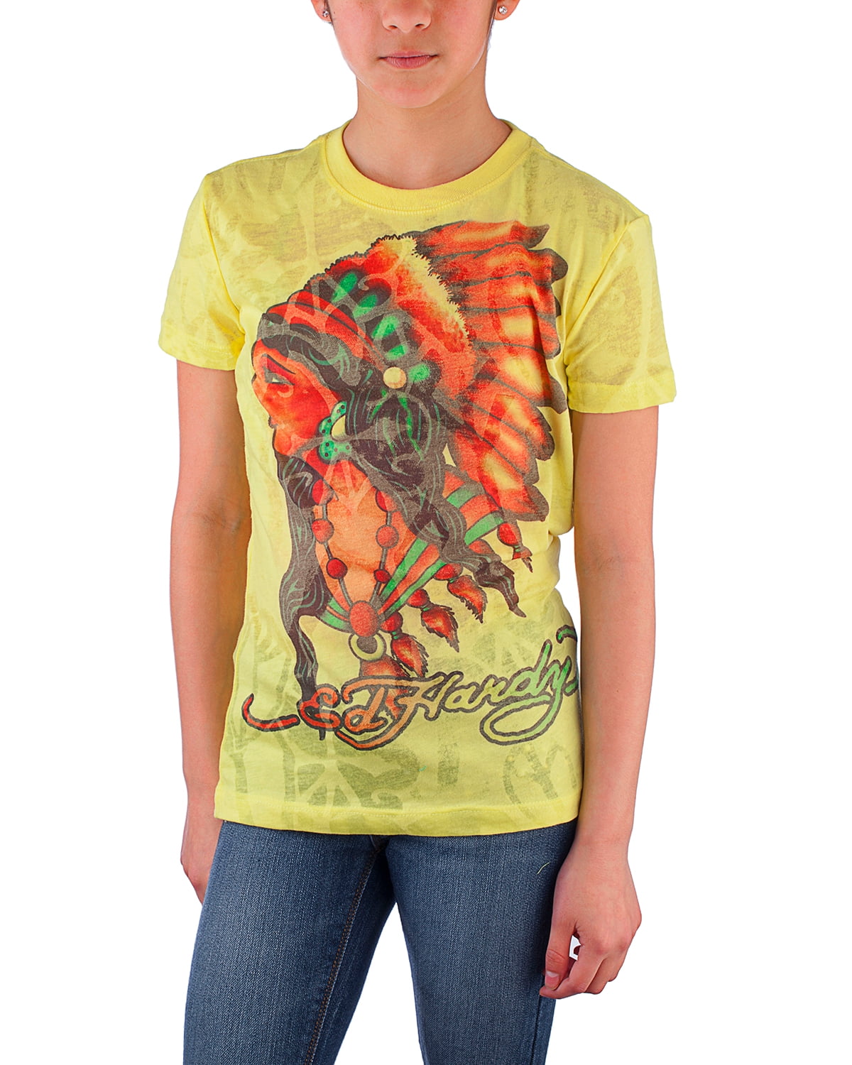 Ed Hardy Kids Girls T-Shirt - Walmart.com