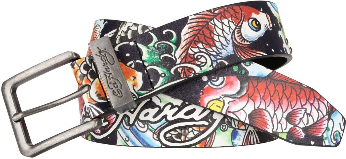 Ed Hardy Koi Fish Belt - VB93811EHQA (Black, 34) - Walmart.com