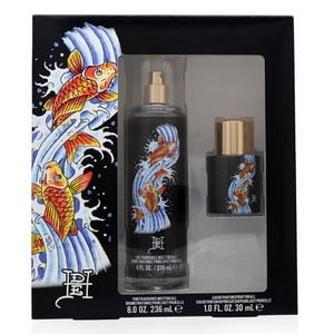 Ed Hardy Koi Wave Eau de Parfum Spray 2 Piece Gift Set, Unisex ...