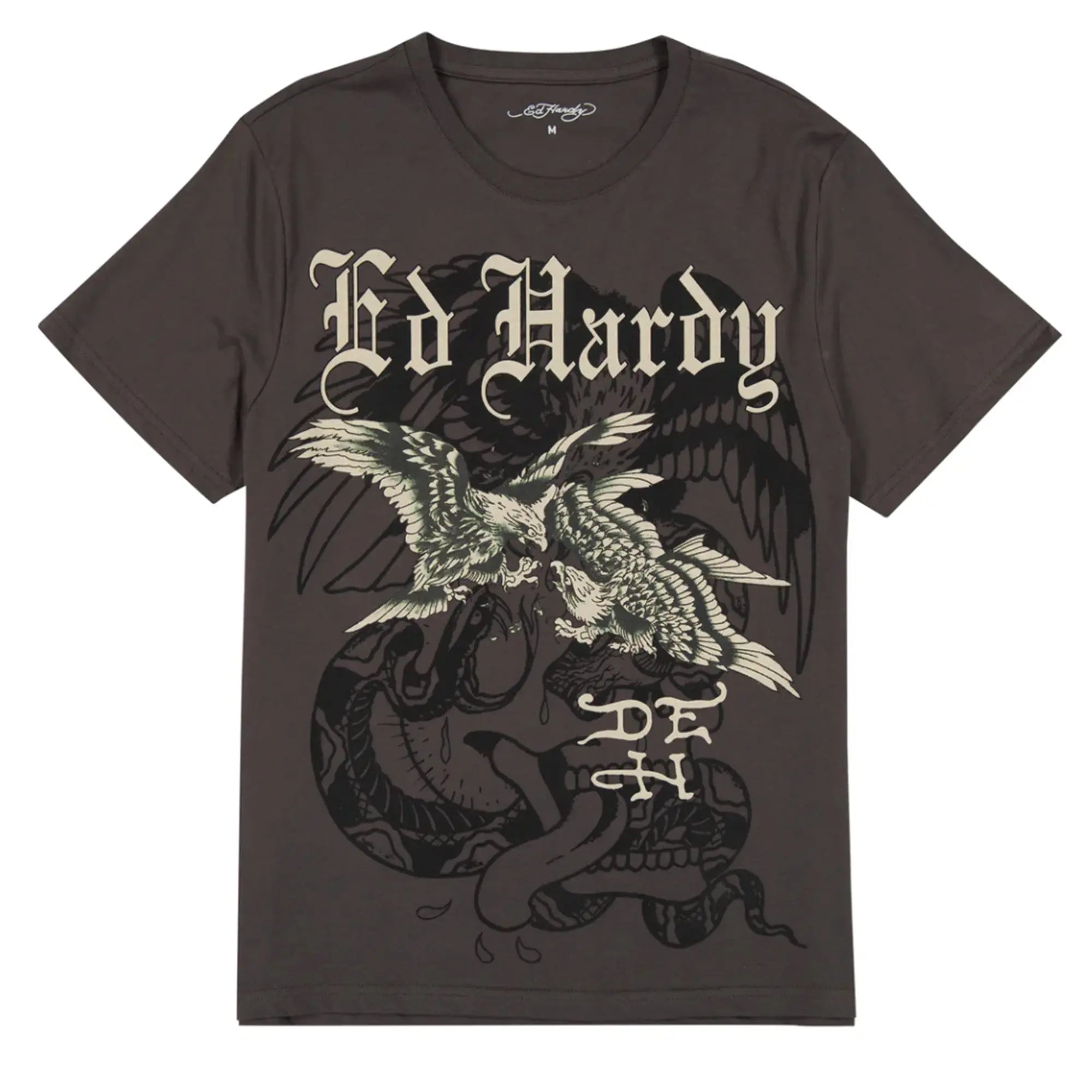 Ed Hardy Men Eagle Battle SS Tee (Charcoal) - Walmart.com