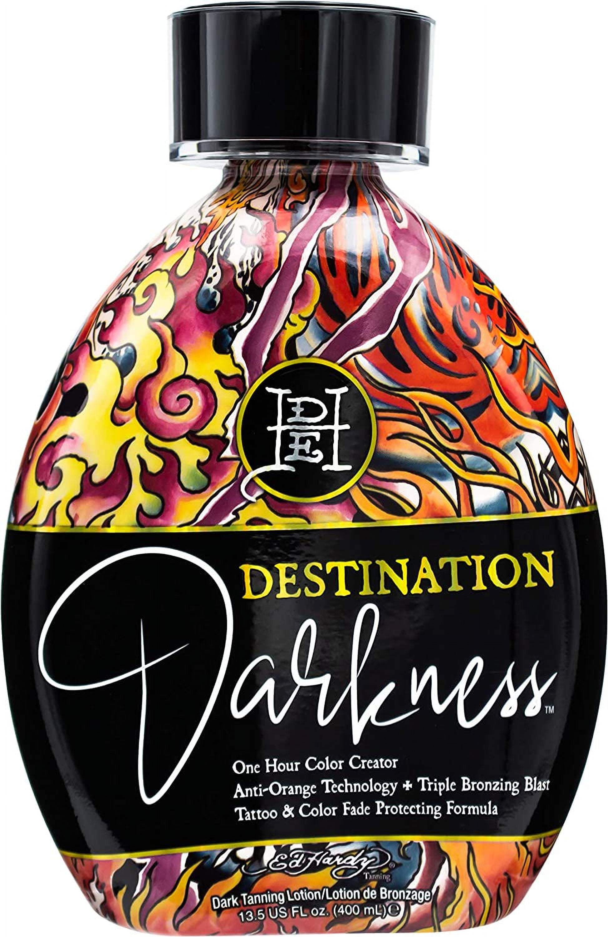 Ed Hardy Tanning Destination Darkness - One Hour Color Creator Anti ...