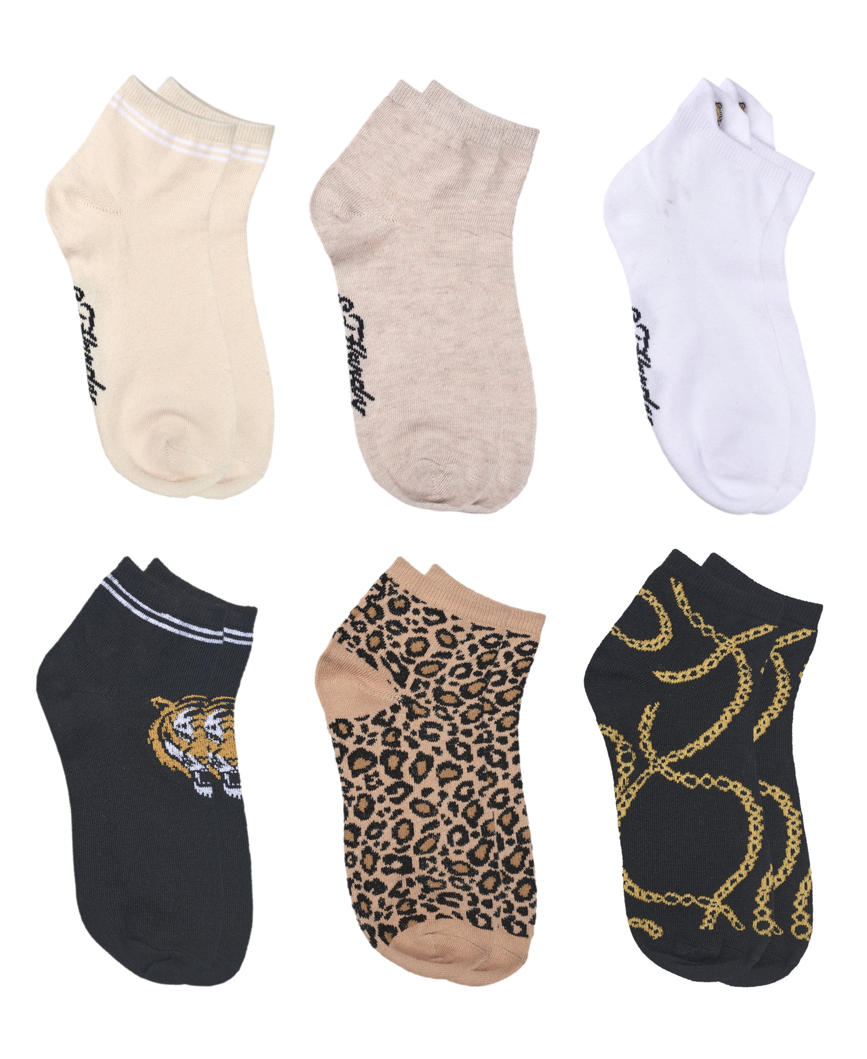 Ed Hardy W TIGER EMB QUARTER 6PK - Walmart.com