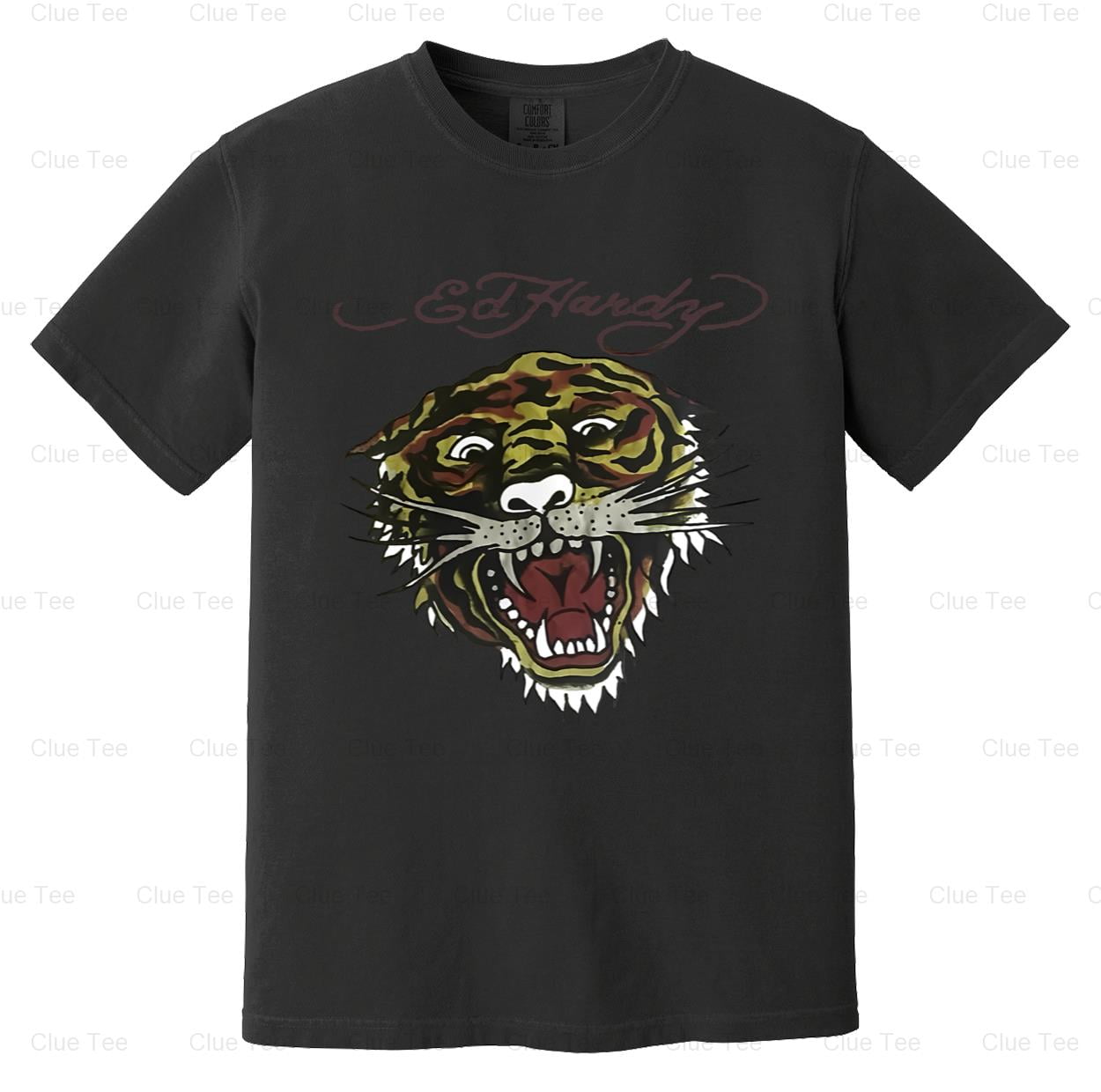 Ed Hardy White Tattoo Tiger Grunge Emo Y2K Fashion Style Comfort Color ...