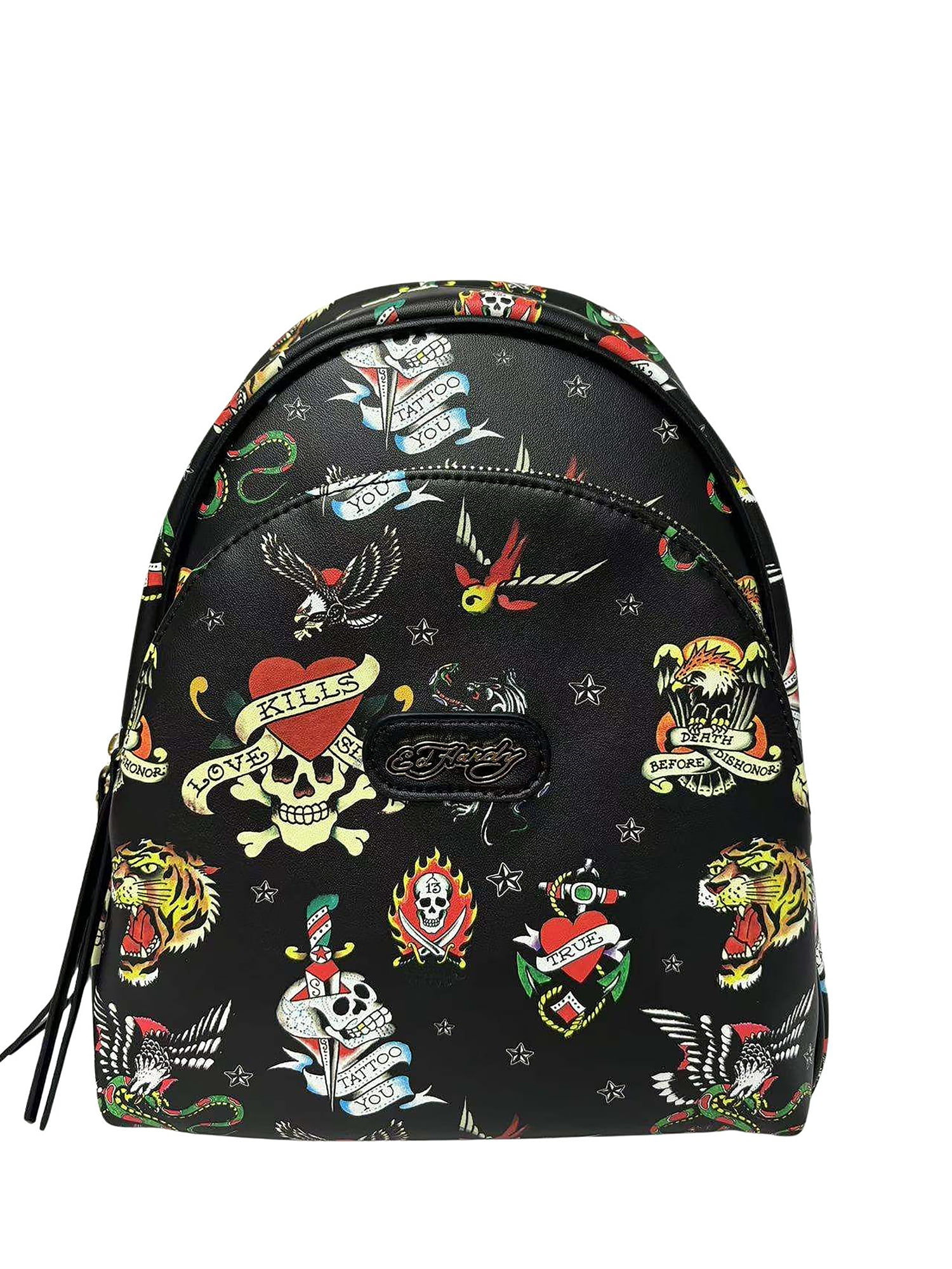 Ed Hardy Cara Tattoo Print Backpack - Multicolor Design - Walmart.com