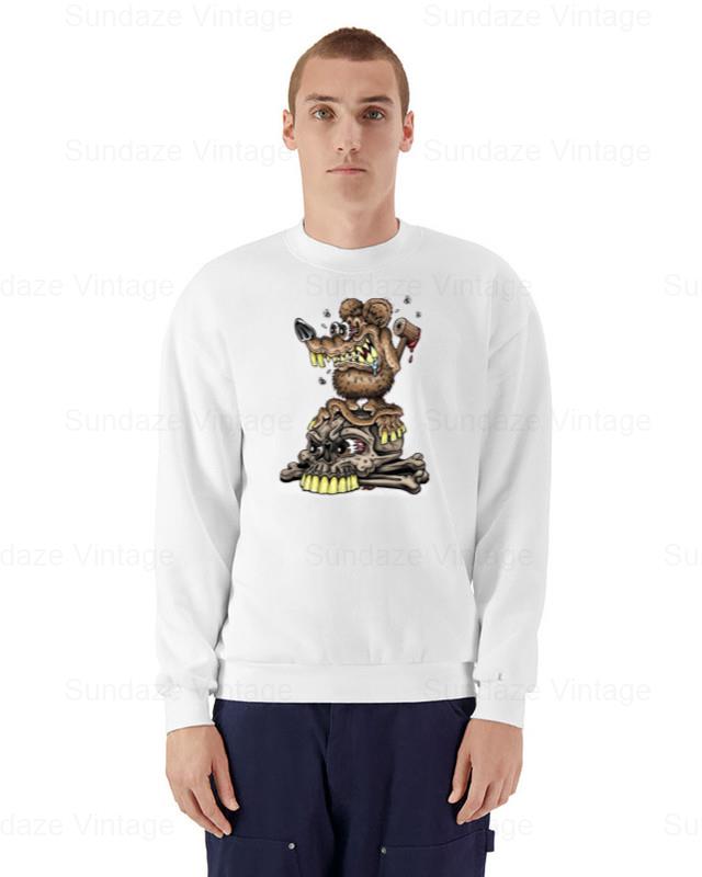 Ed Roth Rat Fink Custom Hot Rod Cartoon Art Fan Sweatshirt unisex up to ...