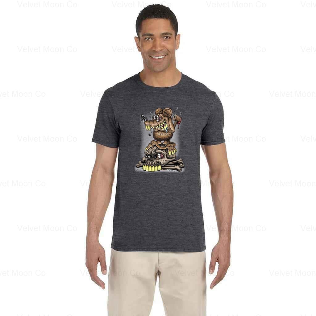Ed Roth Rat Fink Custom Hot Rod Cartoon Art Fan T Shirt for unisex up ...