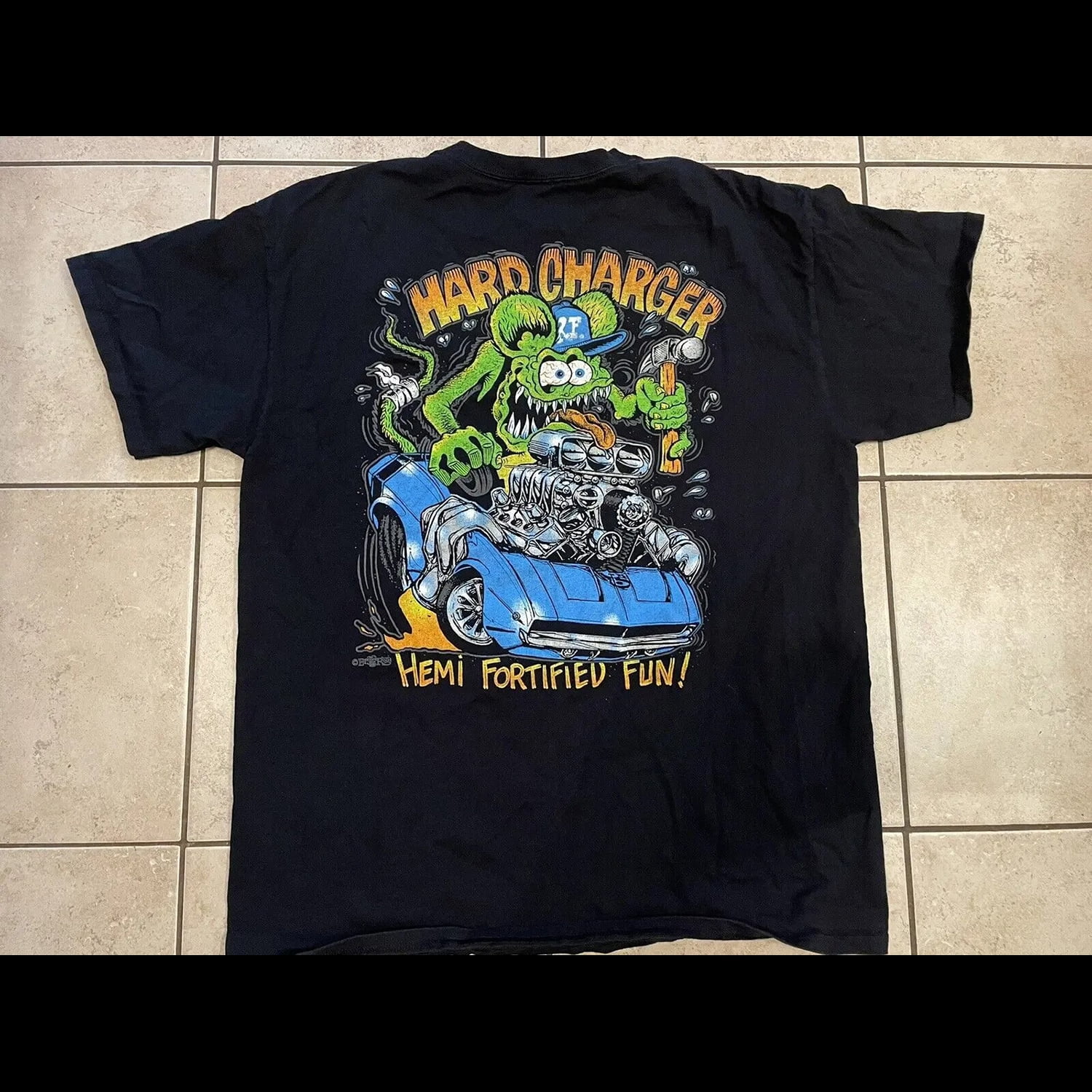 Ed Roth Rat Fink Short Sleeve Gift For Fan Black Unisex T-shirt ...