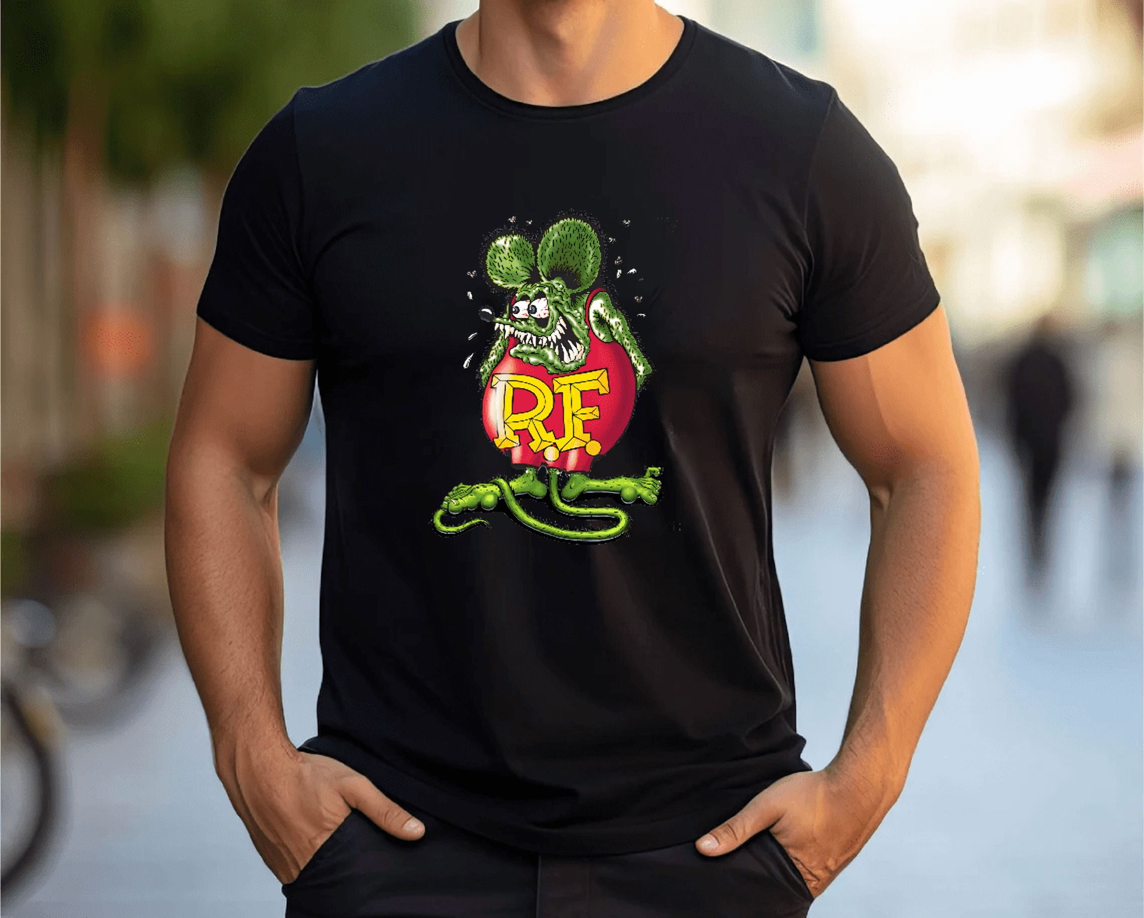 Ed Roth's Rat Fink Hot Rod Kustom Kulture Style Unisex Tee, for men ...