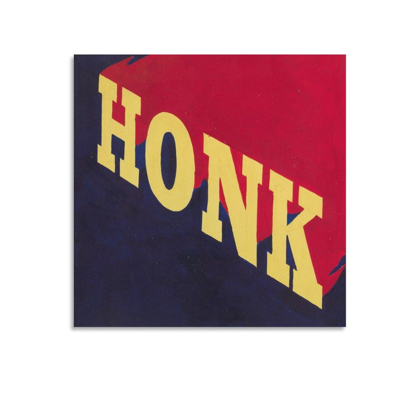 Ed Ruscha HONK Canvas Printing Famous Paintings, Wall Art Posters ...